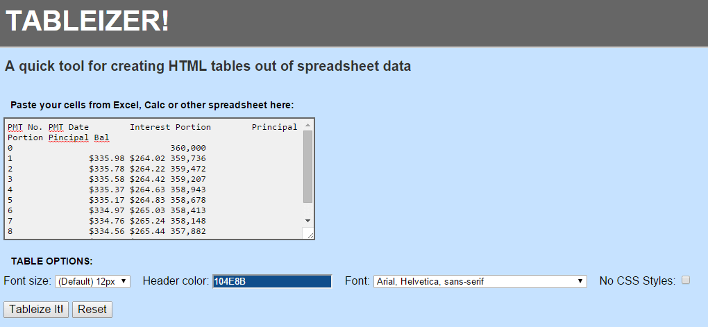 How To Quickly Convert Any Spreadsheet Data To HTML Tables - Edge Talk How To Quickly Convert Any Spreadsheet Data To HTML Tables - Edge Talk